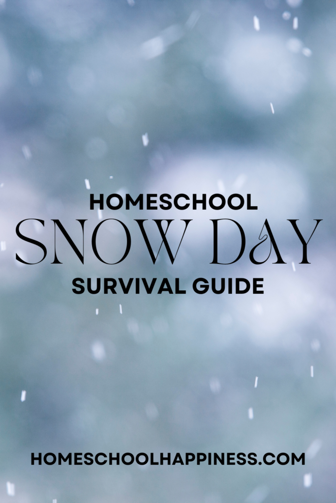 Homeschool Snow Day Survival Guide