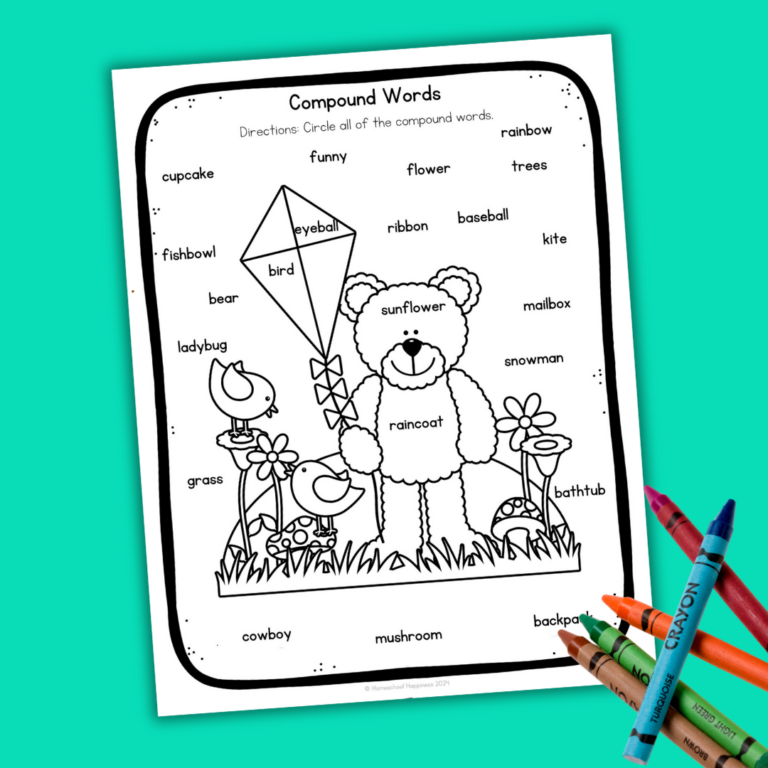 Creative 1st Grade Compound Words Worksheets