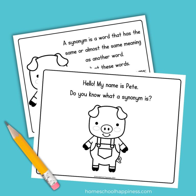 Teach Synonyms with Our Three Little Pigs Easy Reader