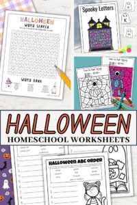 Fun & Educational Halloween Homeschool Worksheets for Kids