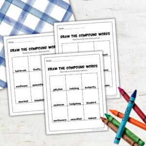 Drawing Compound Words: Fun Vocabulary Practice for Kids