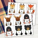 Fun Woodland Animals Letter Recognition Activity for Preschoolers