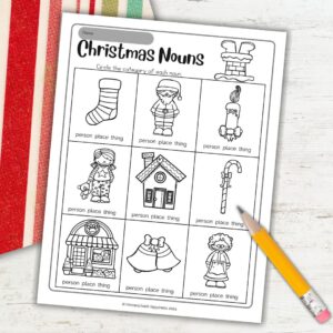 Boost Learning with Christmas Worksheets for 1st Grade