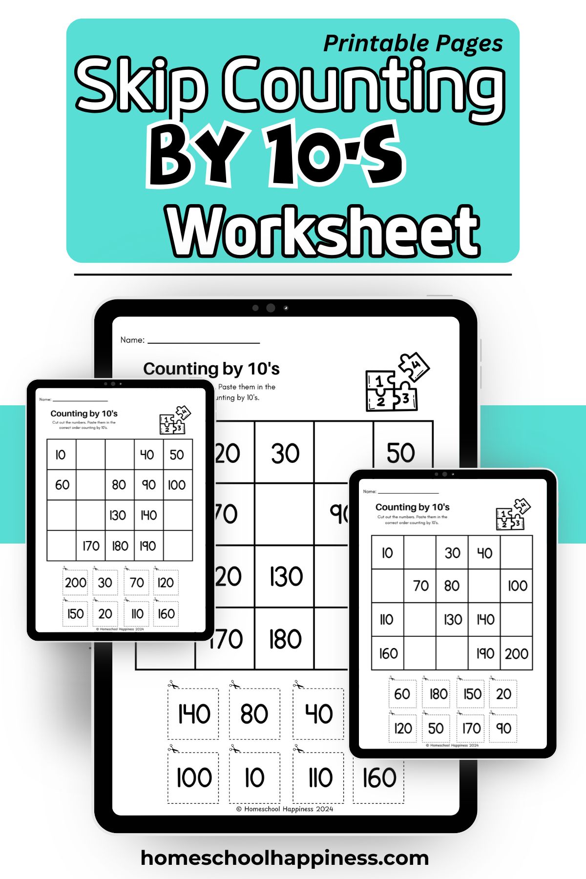 Teach Skip Counting with Our Interactive Worksheet Pack