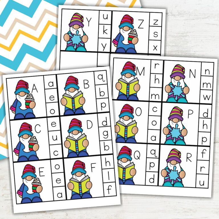 Easy Letter-Matching Activities for Preschool & Kinder