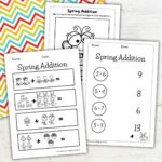 Free Spring Math Worksheets for Homeschool Learning