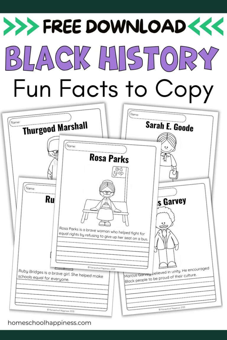 Black History Month Worksheets for 1st Grade