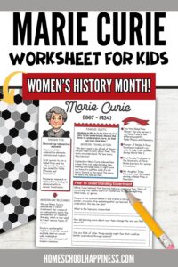 Marie Curie Worksheet for Kids – Fun & Educational Printables