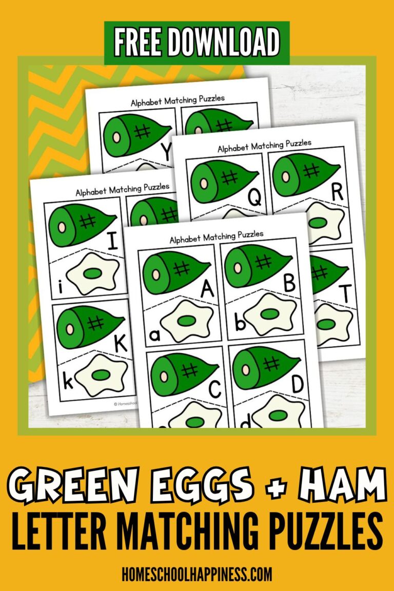 Green Eggs and Ham Letter Recognition Game for Kids