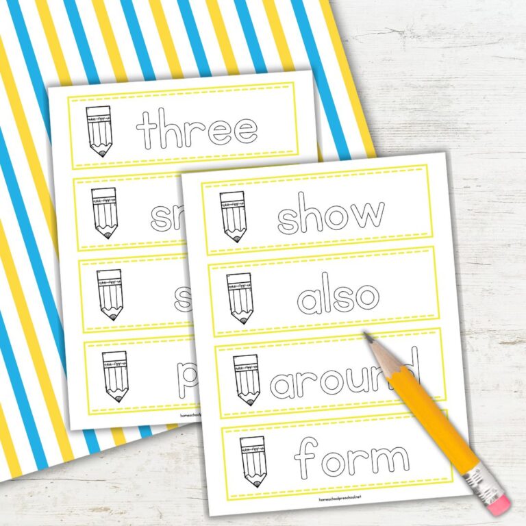 2nd Grade Fry Words Tracing Pages – Fun Sight Word Practice