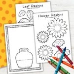 Van Gogh Sunflowers Printable Art Activity for Kids