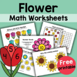 Free Spring Math Worksheets for Homeschool Learning