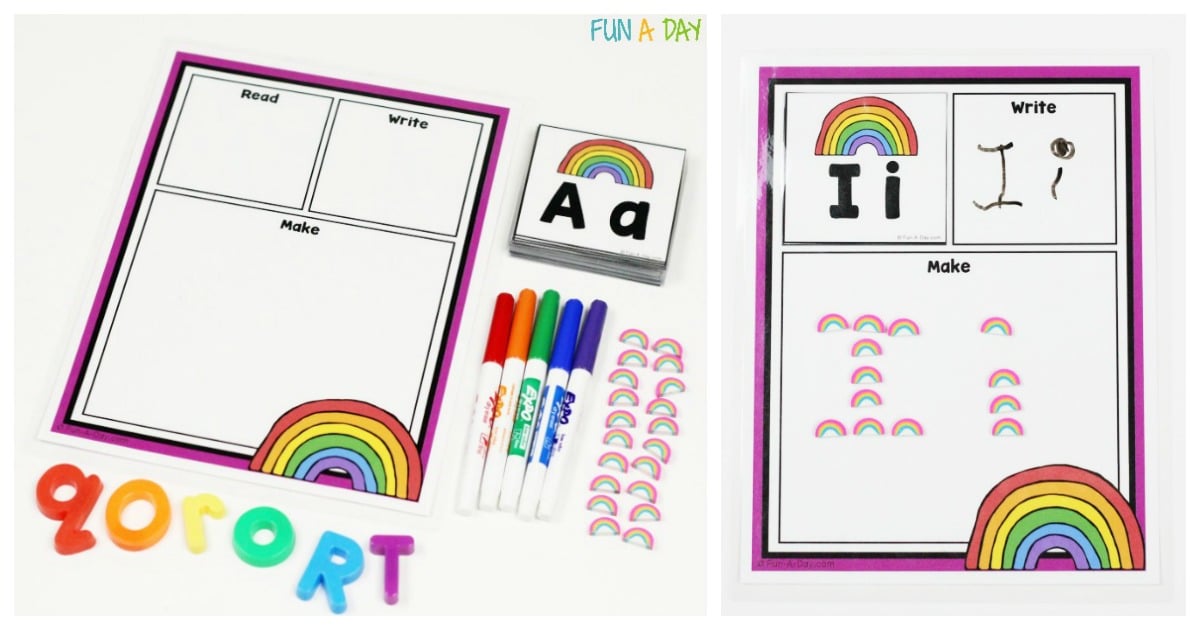 Spring Letter Printables for Preschool & Kindergarten