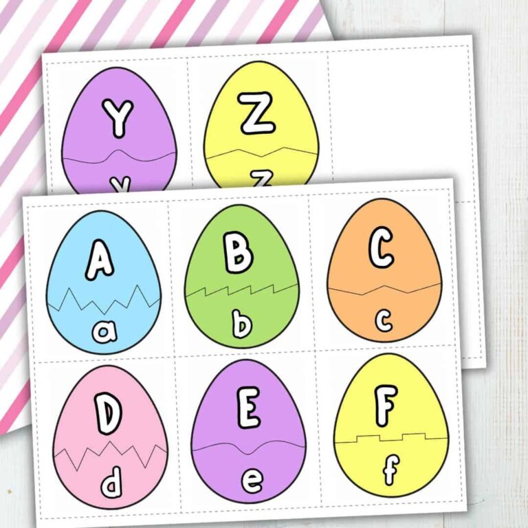 Spring Letter Printables for Preschool & Kindergarten