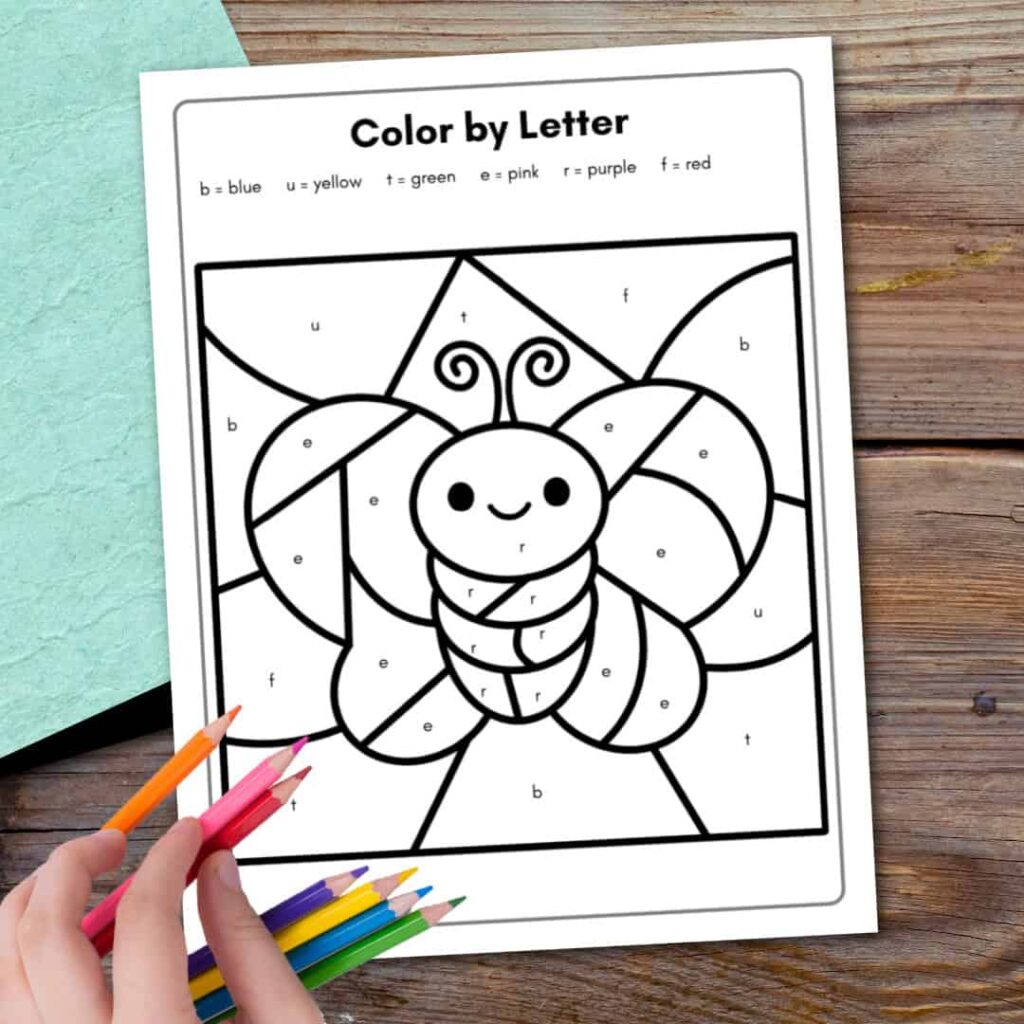 Spring Letter Printables for Preschool & Kindergarten