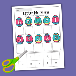 Spring Letter Printables for Preschool & Kindergarten