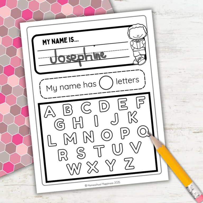 Fun & Free Letters in My Name Activity for Early Learners
