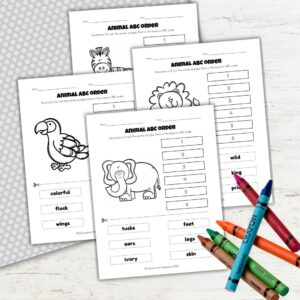Fun Alphabetizing Worksheets for Homeschool Learners