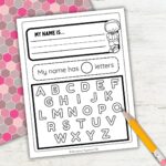 Fun & Free Letters in My Name Activity for Early Learners