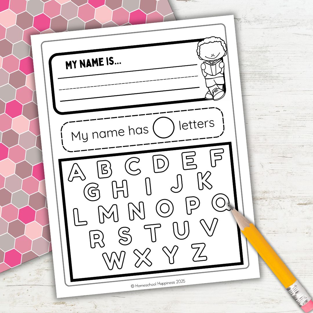 Fun & Free Letters in My Name Activity for Early Learners
