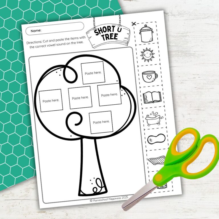 Free Short Vowel Sort Worksheet for Early Readers