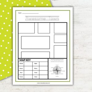 Free Printable Map Skills Worksheets for Homeschool