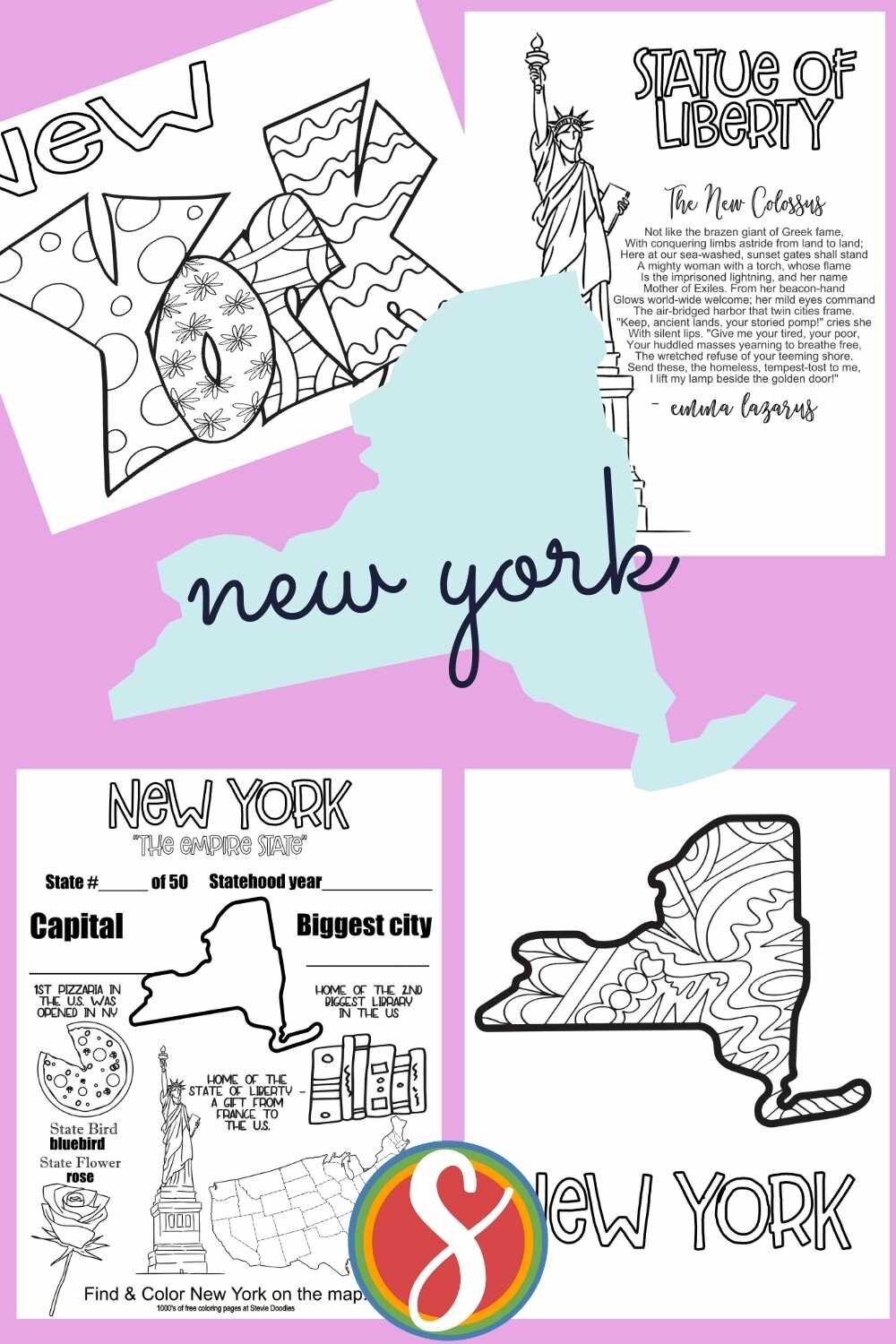 Free Printable State Facts Worksheets for Kids