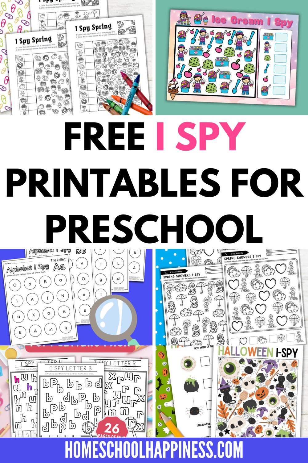 Preschool Easy I Spy Printables for Fun Learning