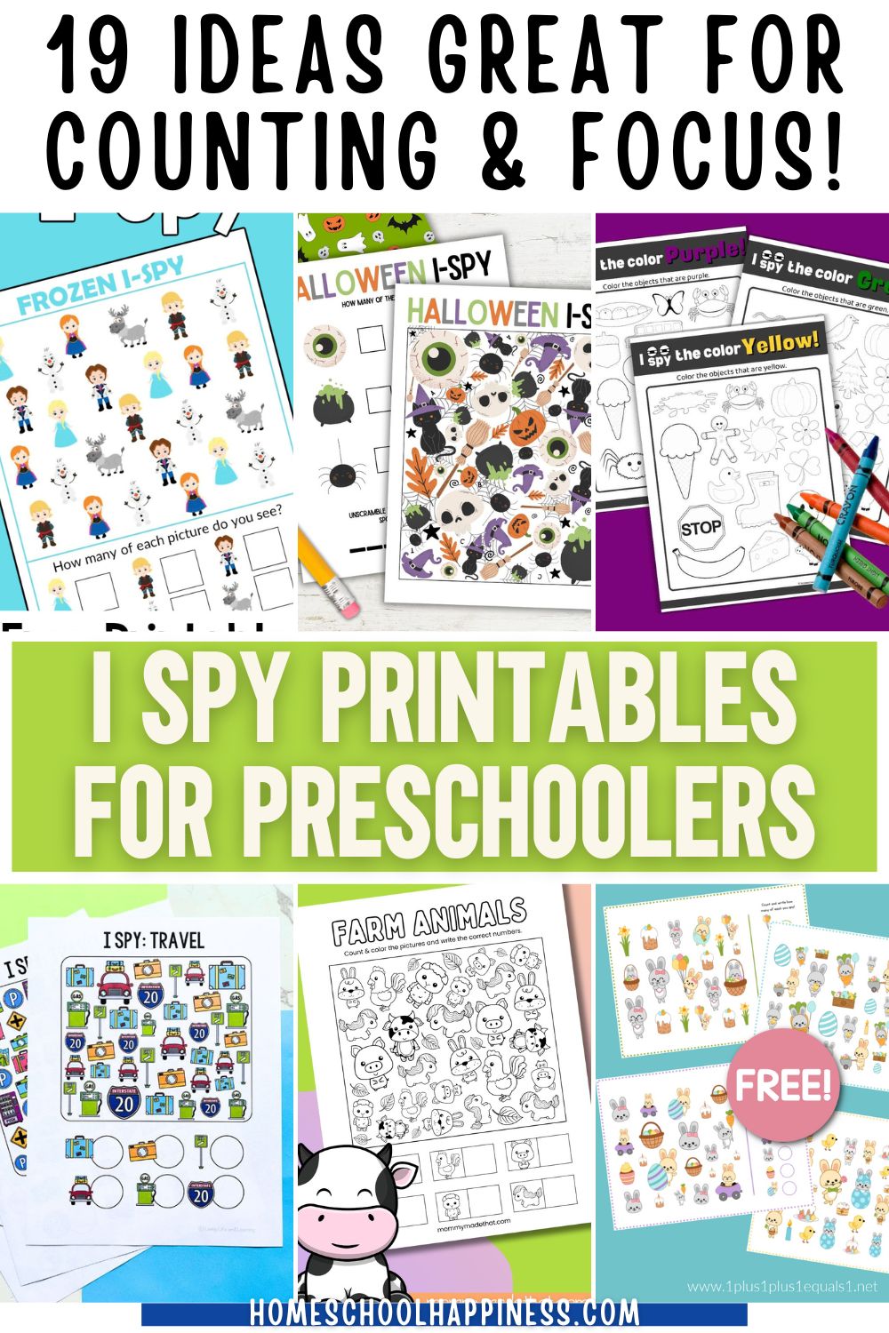 Preschool Easy I Spy Printables for Fun Learning