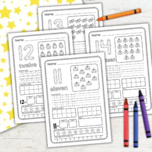 Fun & Easy Teen Numbers Worksheets for Early Learners