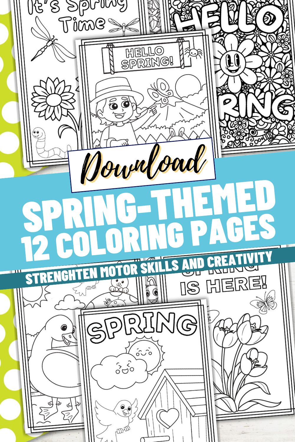 Spring Coloring Pages for Kids: Free Printable Fun