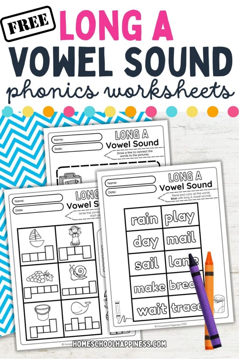 Free Long A Vowel Sound Worksheets for Early Readers