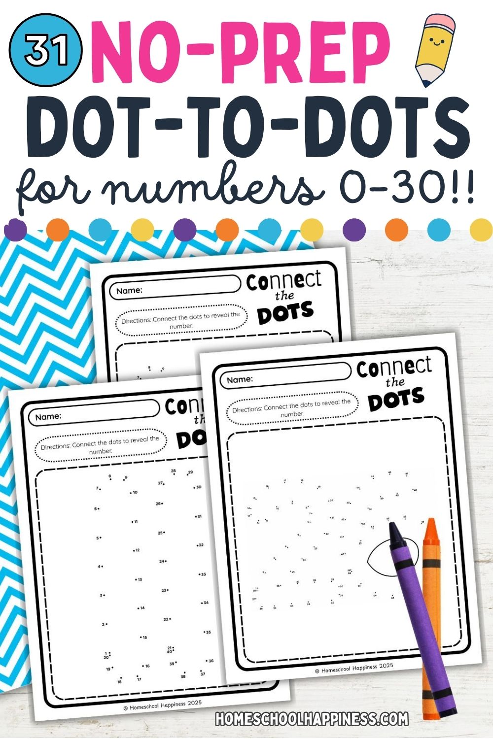 Numbers Dot to Dot Worksheets for Early Math Fun