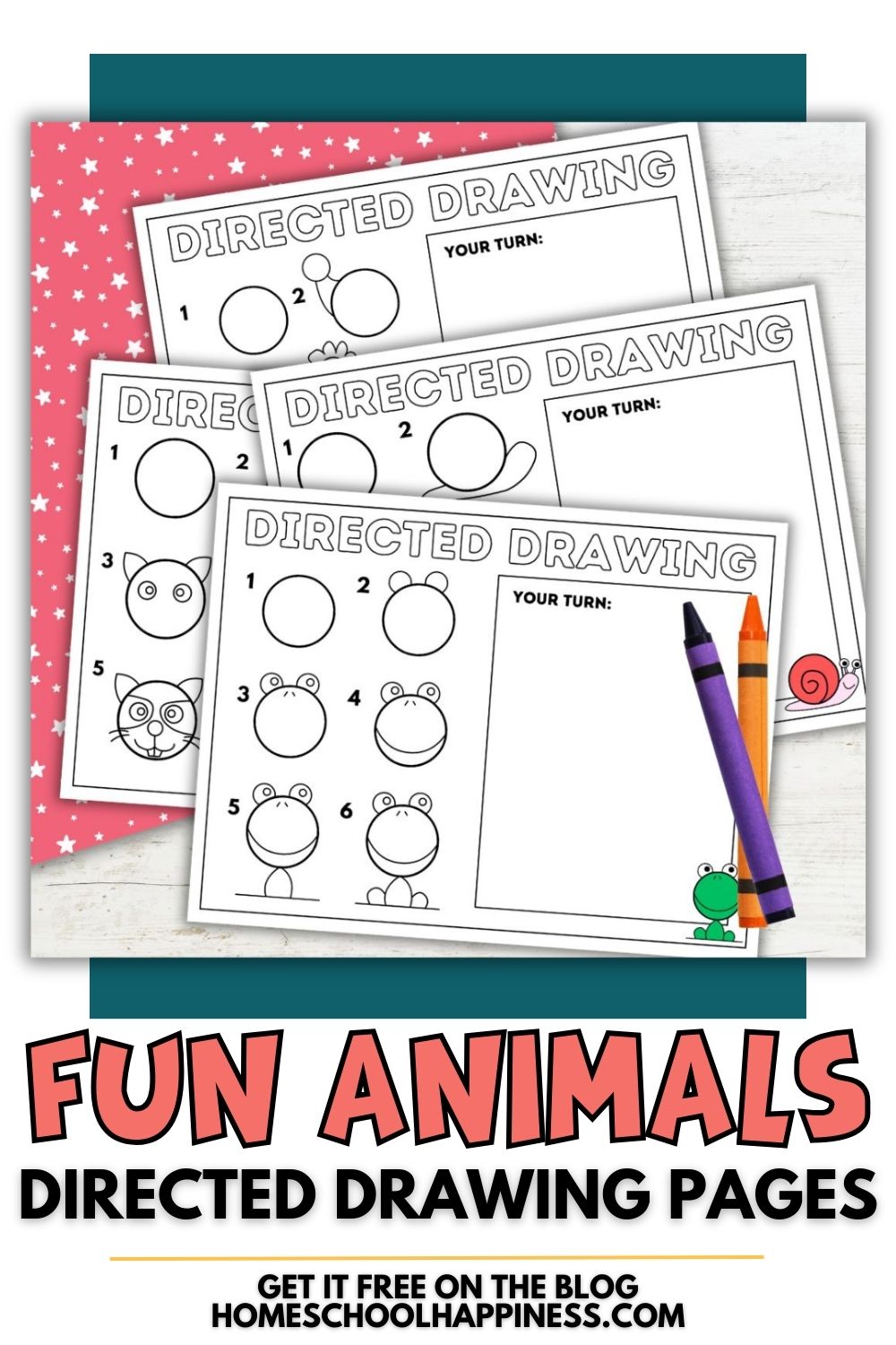 Spring Directed Drawing for Kids (Free Printable)