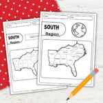 Printable 5 Regions of the United States Worksheets for Kids