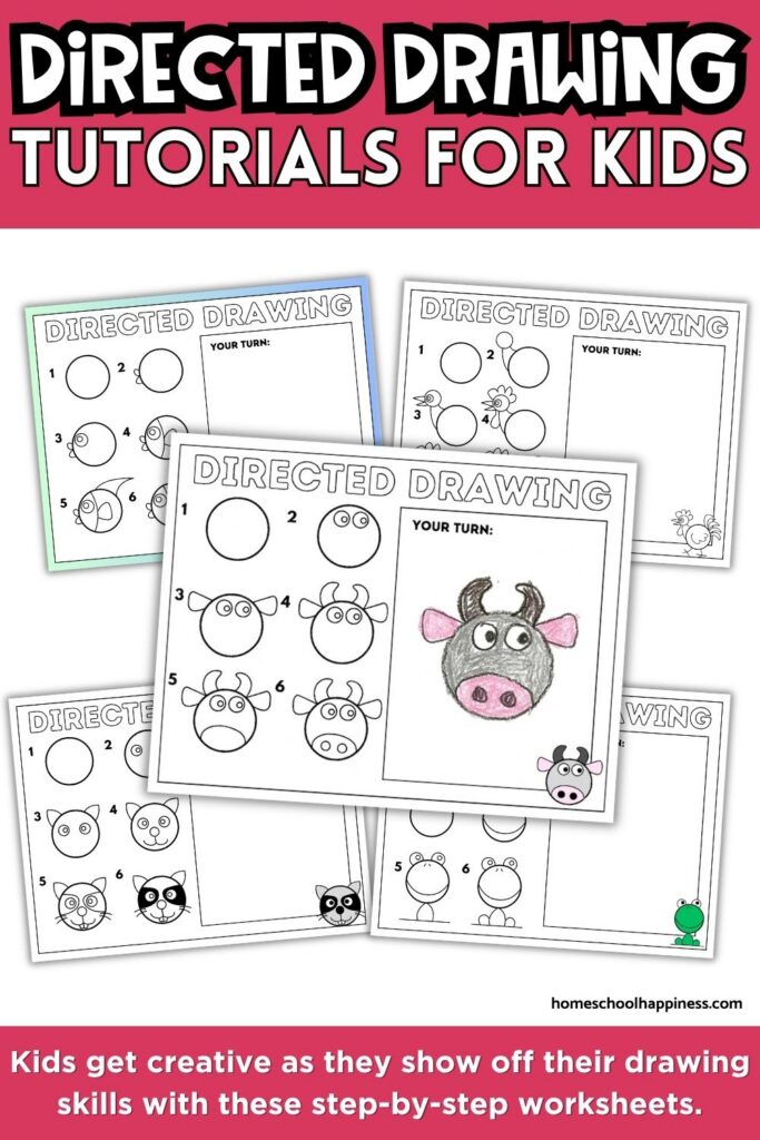 Spring Directed Drawing for Kids (Free Printable)