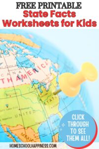 Free Printable State Facts Worksheets for Kids