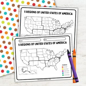 50 States Printable Worksheets: Engaging Learning Activities