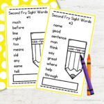 2nd Grade Fry Words Bookmarks for Reading Fluency and Fun