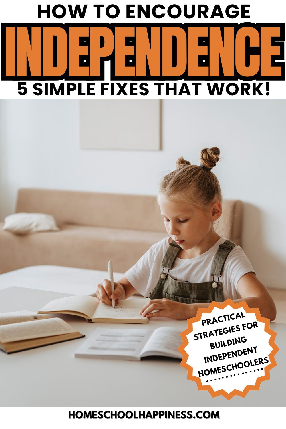 How to Encourage Independence in Homeschool Kids
