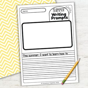 Summer 2nd Grade Writing Prompts (Free Printable Pack)