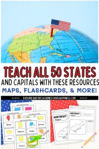 50 States and Capitals for Kids – Free Printables, Maps, & Games