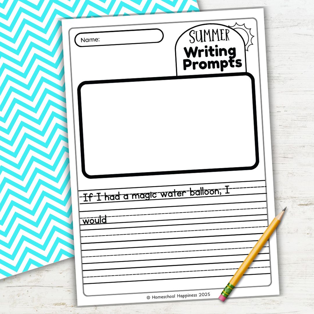 Summer 2nd Grade Writing Prompts (Free Printable Pack)