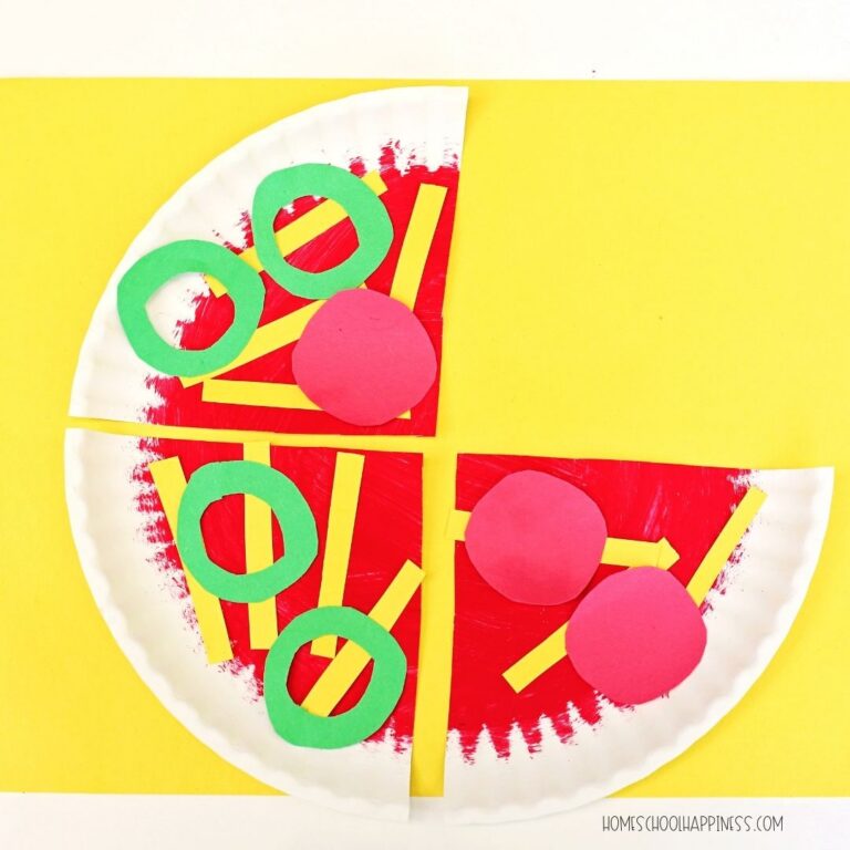 Fraction Pizza Craft: Fun Math Activity for Kids