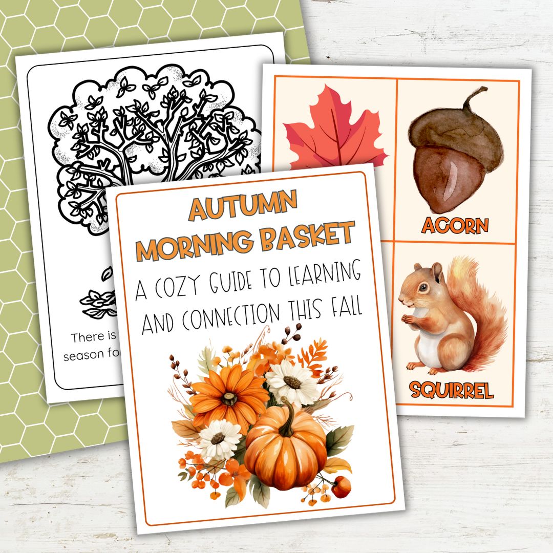 How to Build a Fall Morning Basket for Your Homeschool