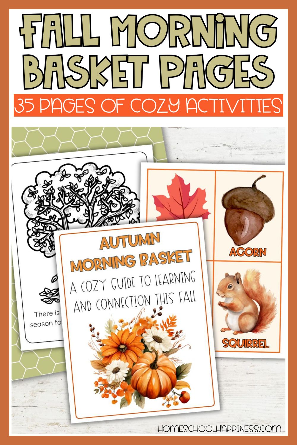 How to Build a Fall Morning Basket for Your Homeschool