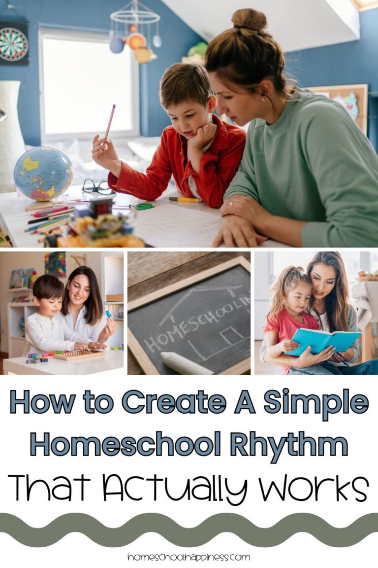 How to Create a Gentle Homeschool Rhythm That Actually Works